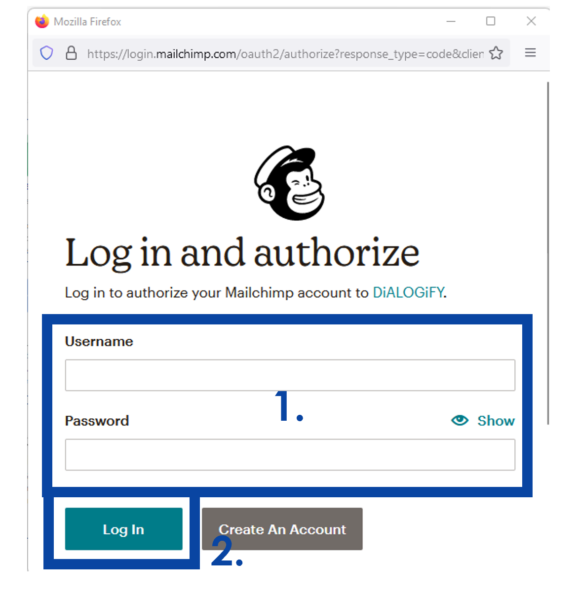 Integration Mailchimp (BB-INI001) – DiALOGiFY