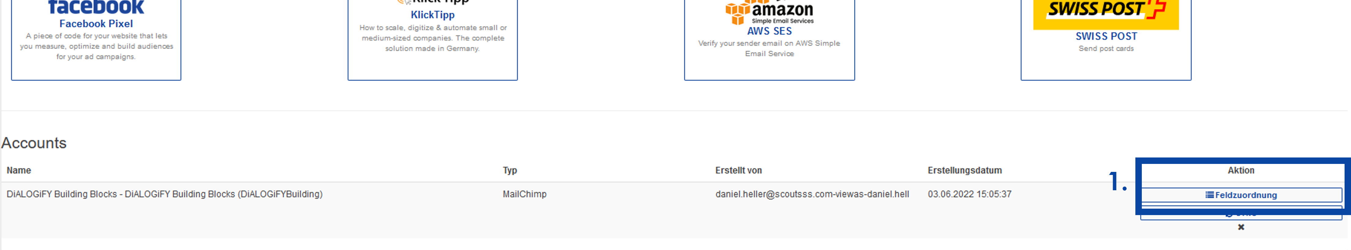 Integration Mailchimp (BB-INI001) – DiALOGiFY